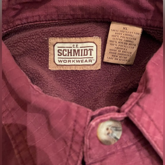 schmidt | Jackets & Coats | Ce Schmidt Workwear Fleece Lined Shirt ...